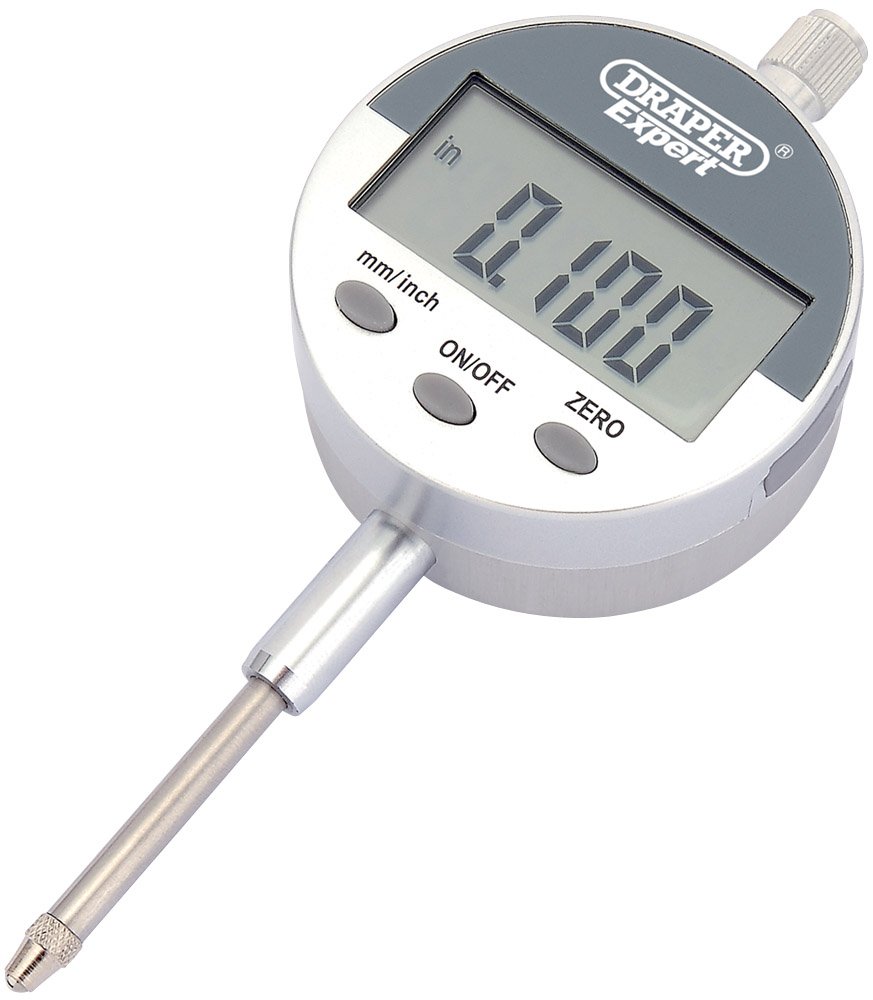 Draper 46608 Expert Digital Dial Test Indicator with Dual Reading, 0mm ...