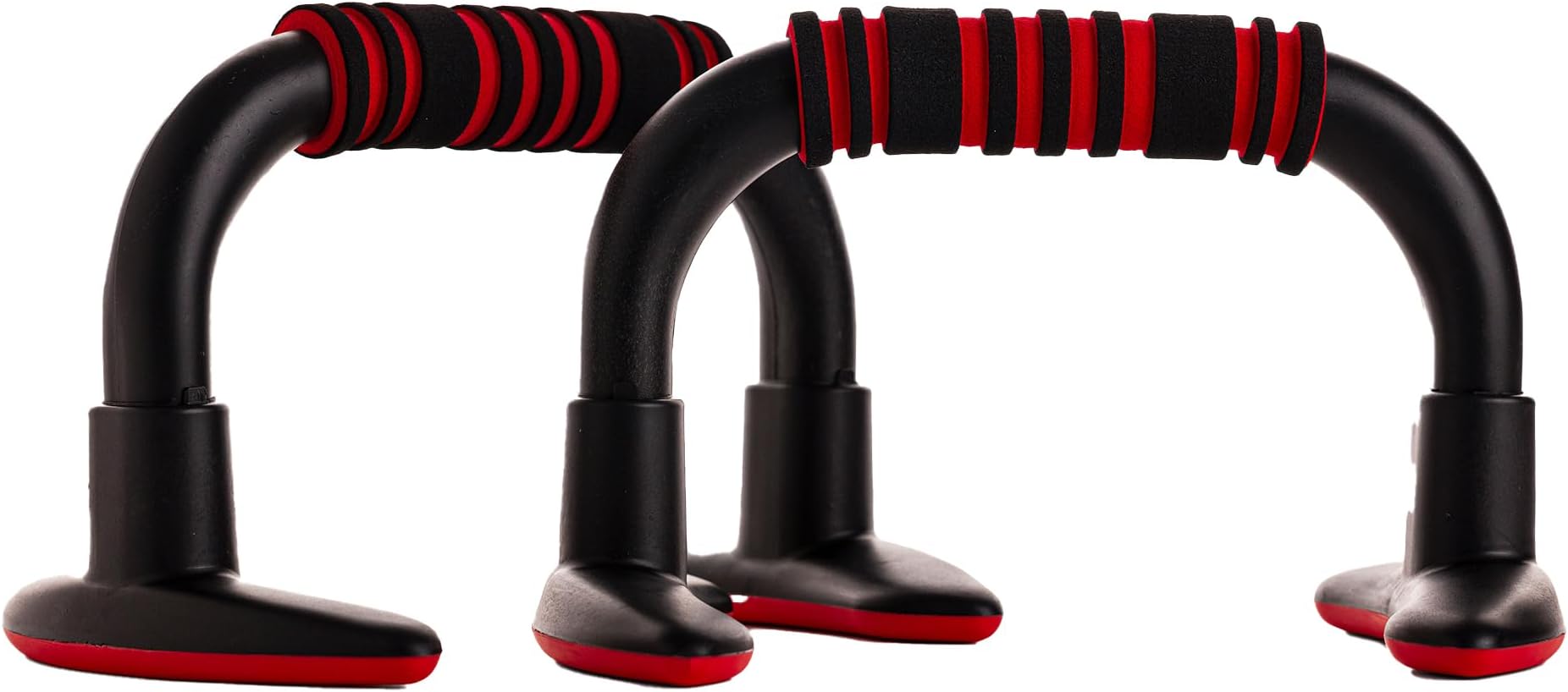 Endless EL1042 Push Up Stands with Foam Handle | Black & Red | Steel & Plastic | Upper Body ...