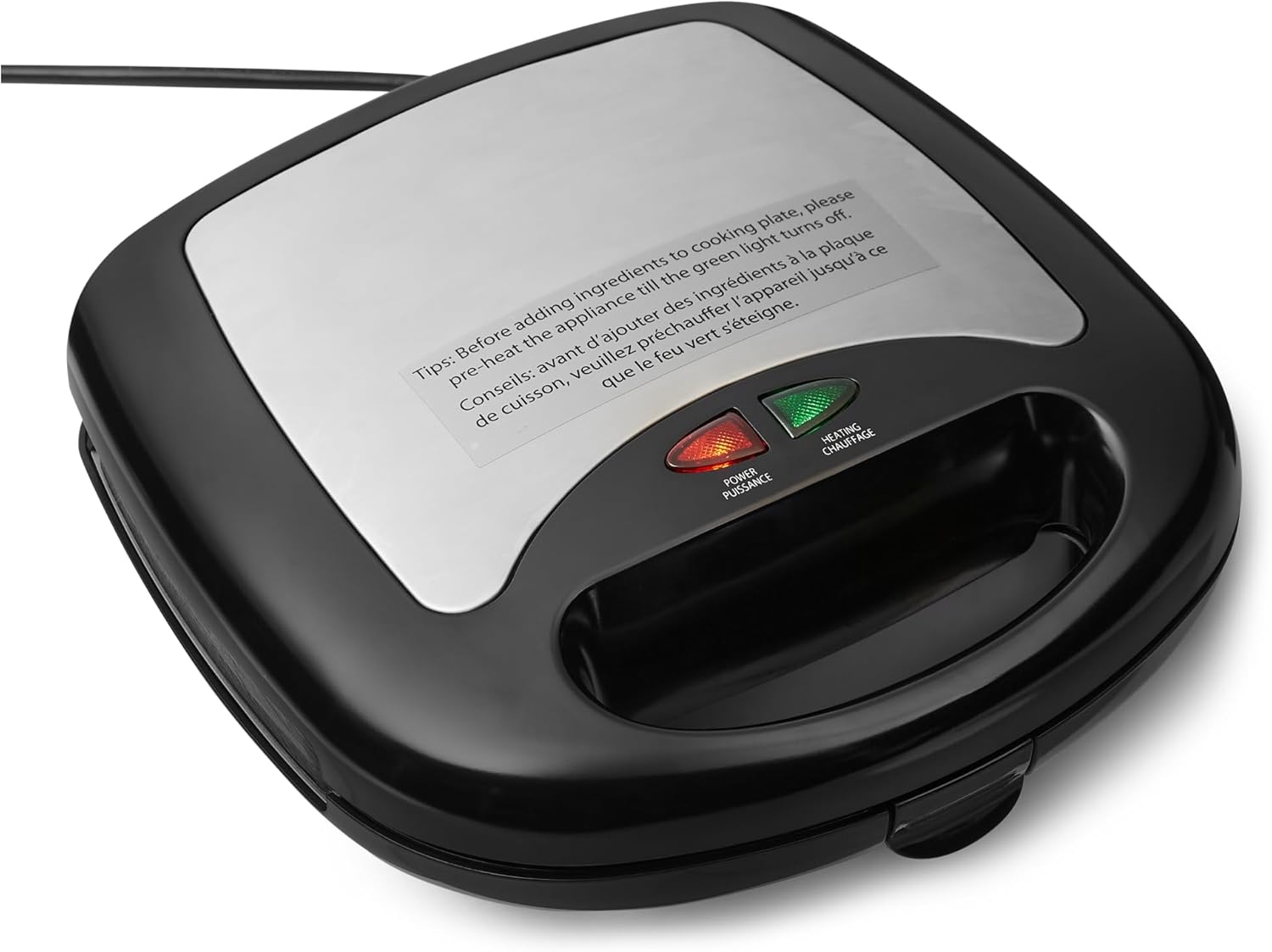 Amazon Basics 3-in-1 Toastie Maker, Panini Press and Waffle Maker with ...