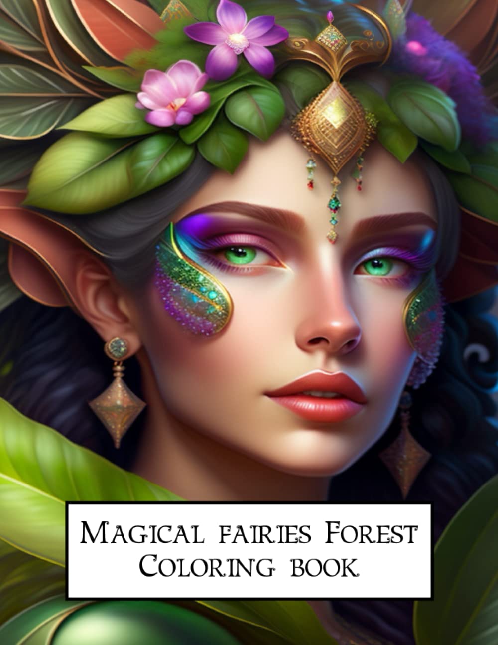 Magical fairies Forest Coloring book: Forest Fairies, Magical fairies ...