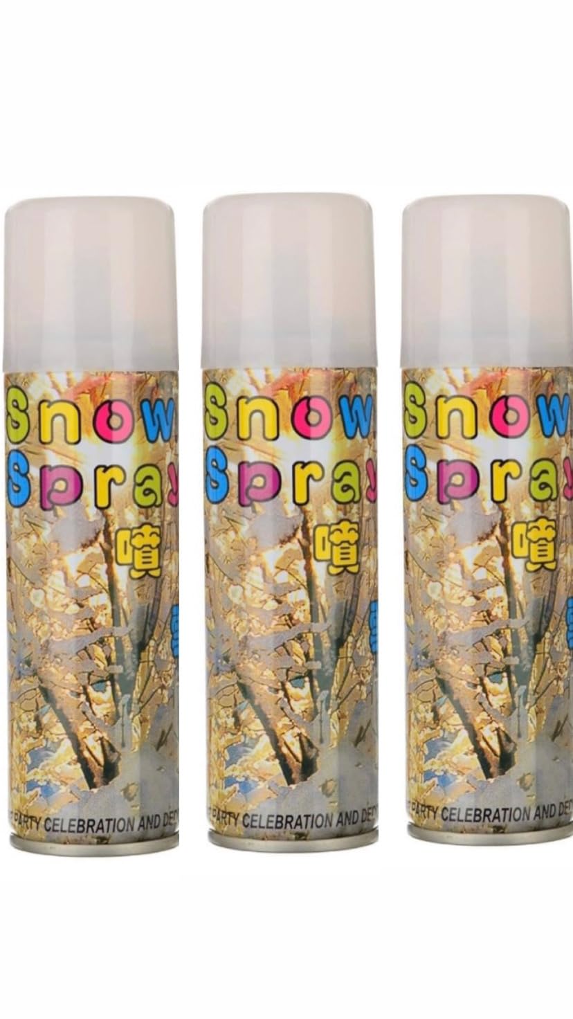 DBRANDY Stark White Snow Decorative Party Spray for Birthday ...