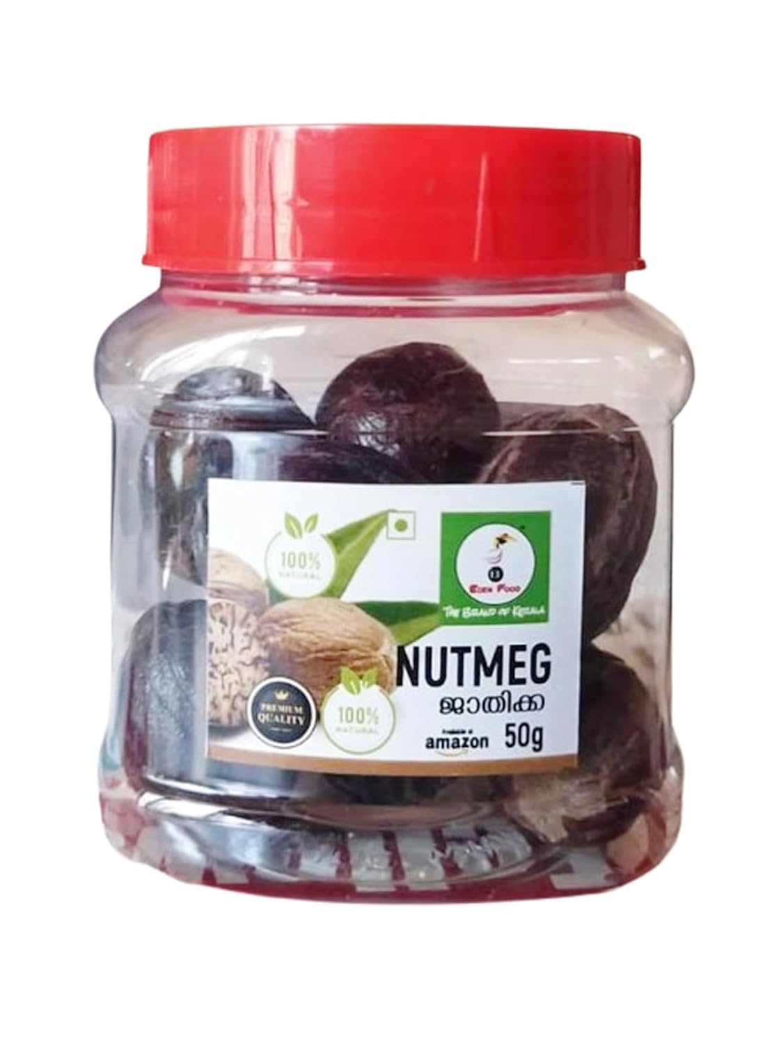 KERALA Nutmeg | Eden Nutmeg | IN A PET JAR |Jathika from Eden Food ...