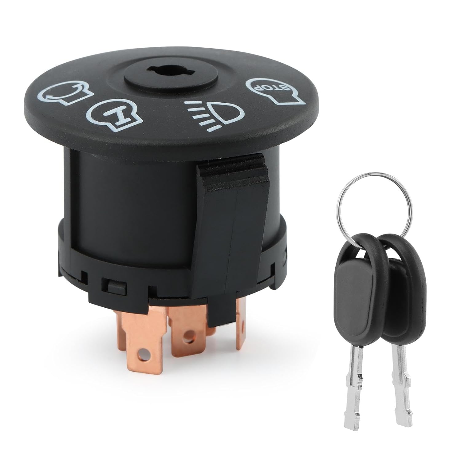 Amazon.com : Lawn Mowers Tractor Ignition Switch with Key 7 terminals ...