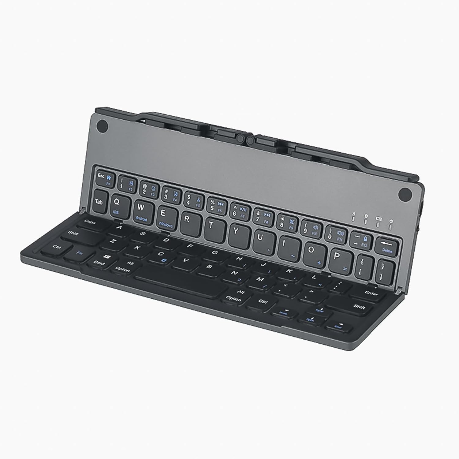 Amazon.com: ZZR SEVEN Foldable Bluetooth Keyboard with Stand - Portable ...