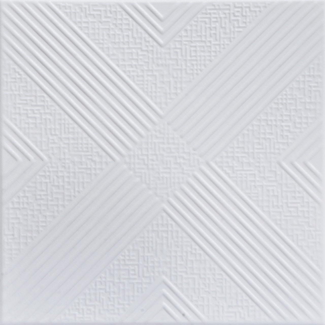 A La Maison Ceilings R34 Pyramid Illusion Foam Glue-up Ceiling Tile ...