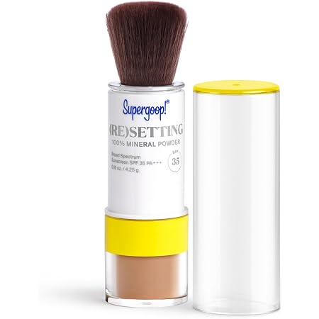Amazon.com : Supergoop! (Re)setting 100% Mineral Powder For Makeup ...