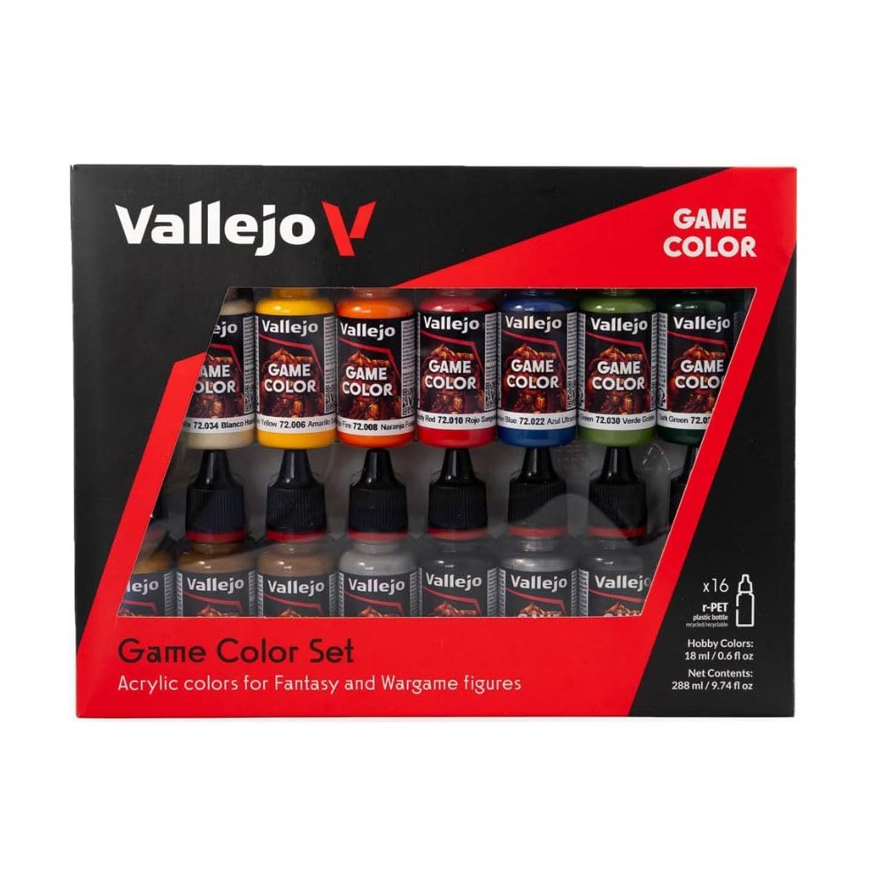 Amazon | Vallejo Game Color Set - Introduction Set - VAL72299 | カラー塗料 通販