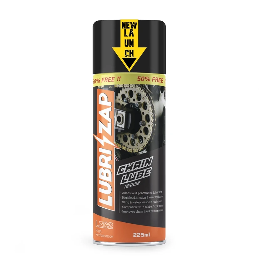 Buy Lubrizap Bike Chain Lube Spray for All Bikes - Prevents Rust on ...