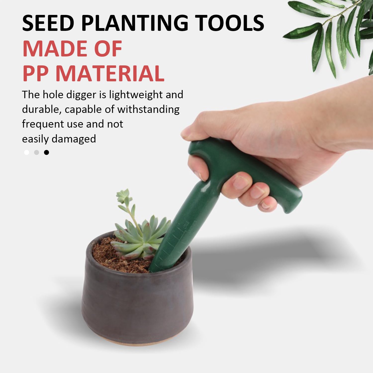 2 Pieces Of Seedling Hole Digger, Garden Manual Planting Tools, Seed ...