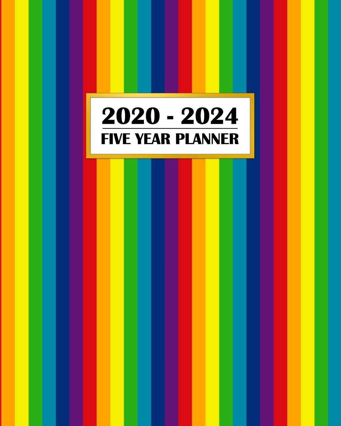 Buy 2020-2024 Five Year Planner: LGBTQ Pride - Rainbow Gay Lesbian ...