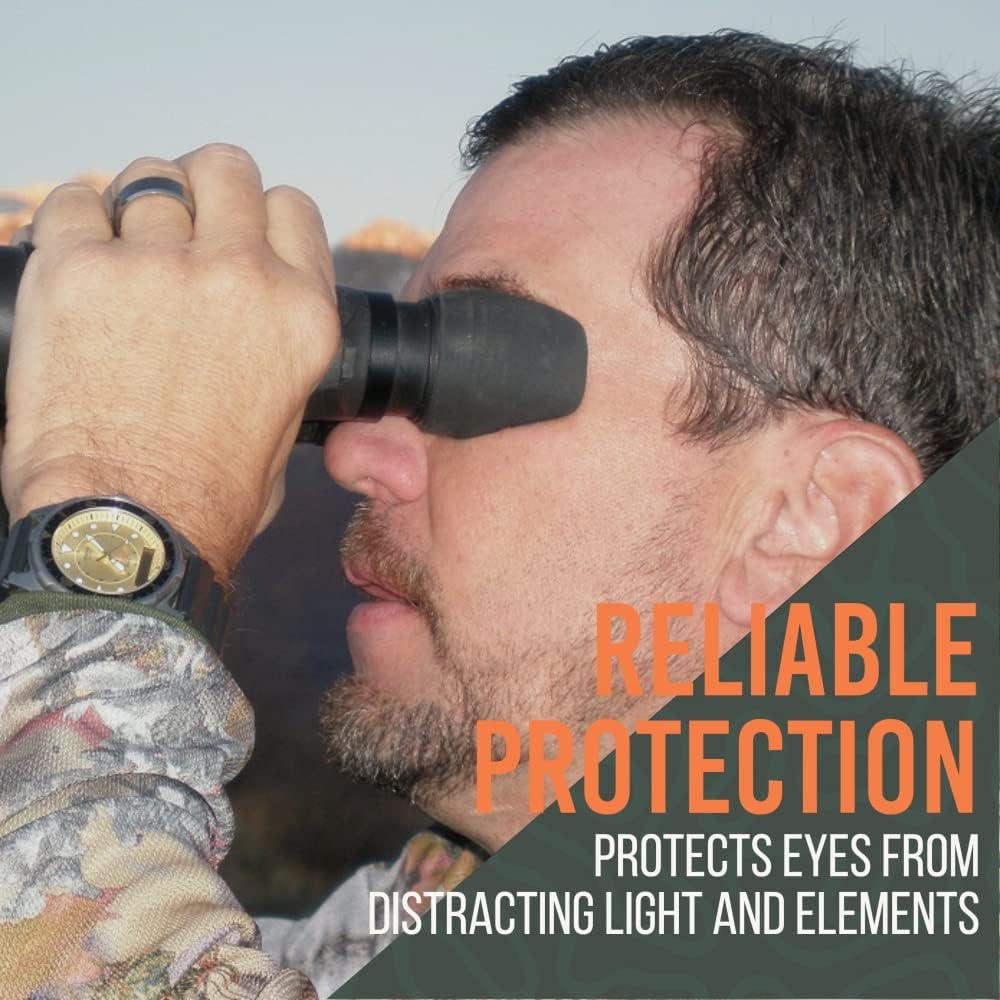 Field Optics Research Protectores de ojos de goma binocular (paquete ...