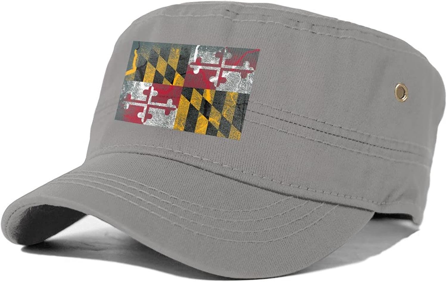 Amazon.com: KUAI6NIHUO Maryland Flag Unisex Adult Cotton Flat Cap ...