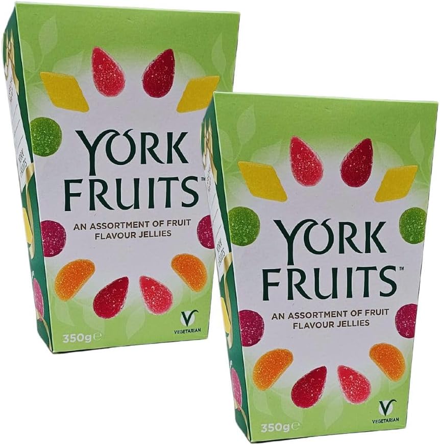 2 x York Fruits Flavour Jellies 350g - Assorted Flavour Jellies in ...