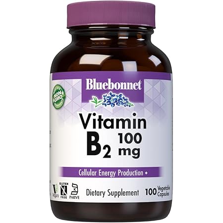 Amazon.com: NOW Supplements, Vitamin B-2 (Riboflavin) 100 mg, Energy ...