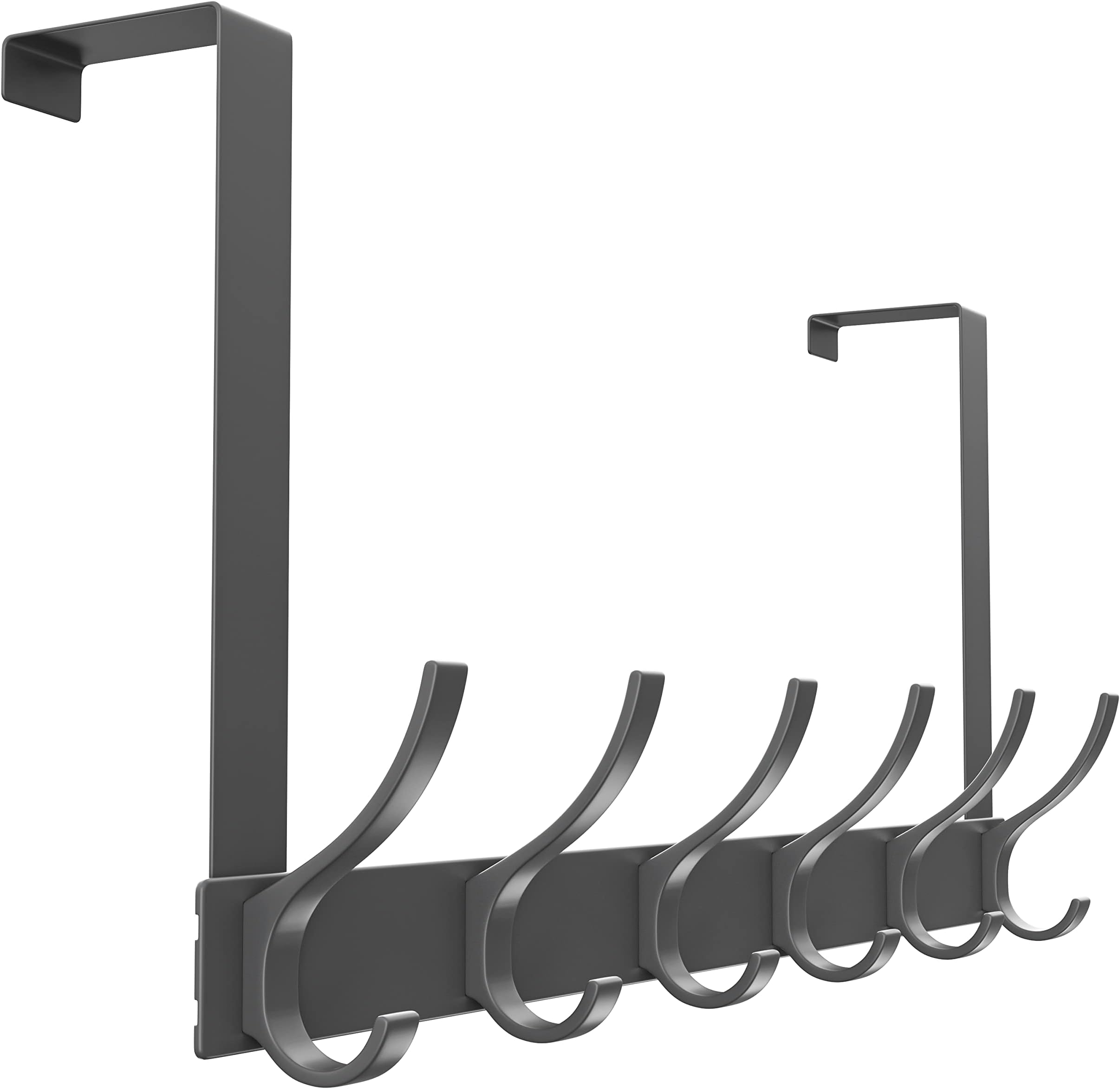 Amazon.com: DOKU Wall Mounted Coat Rack, Metal 6 Hooks Coat Rack for ...