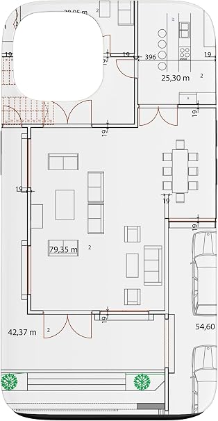 Amazon.com: iPhone 13 Architect Architecture House Floor Plan Novelty ...