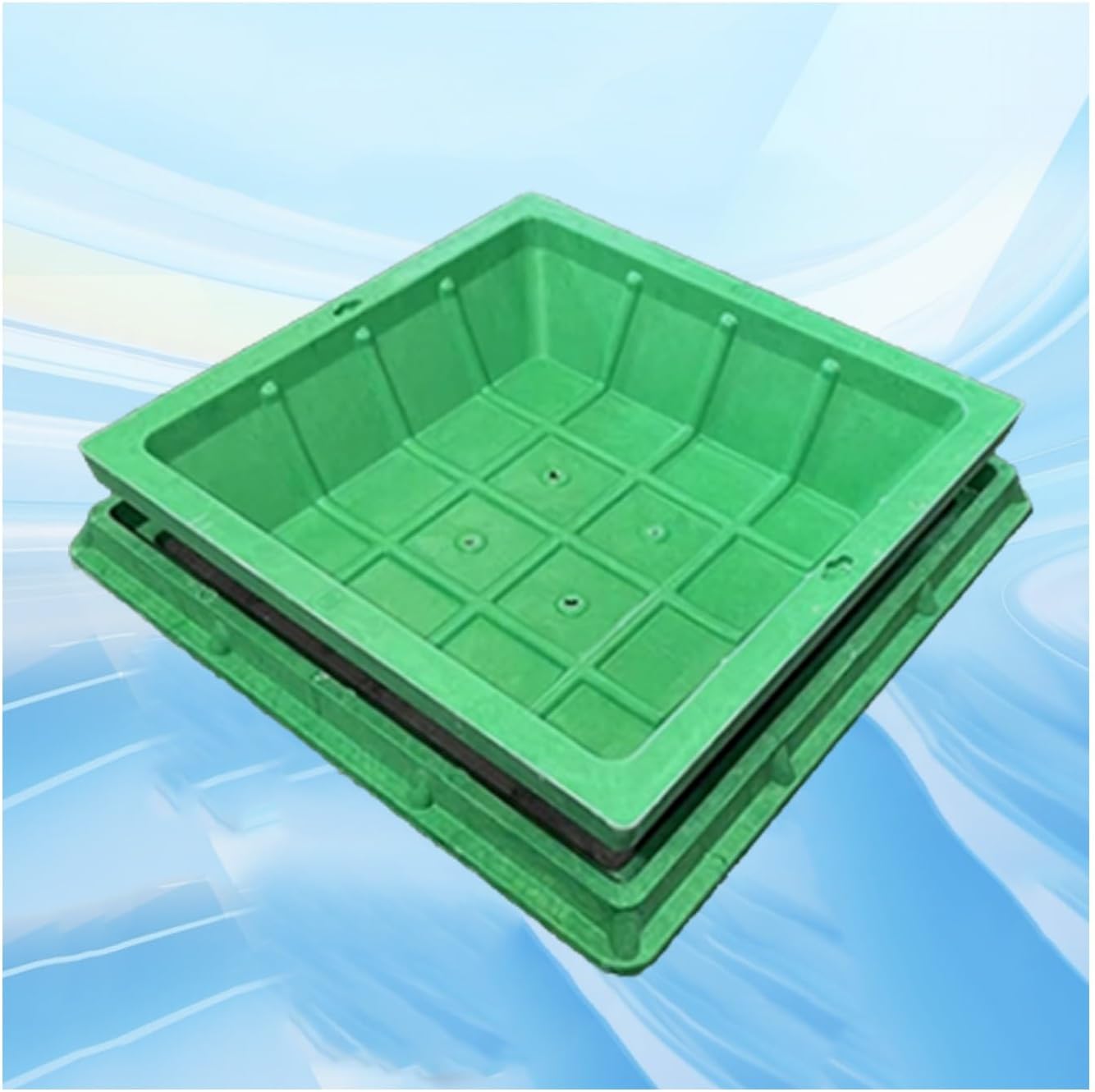 SHUDONGDEN Invisible Lawn Sewage Basin Cover,Resin round/square manhole ...