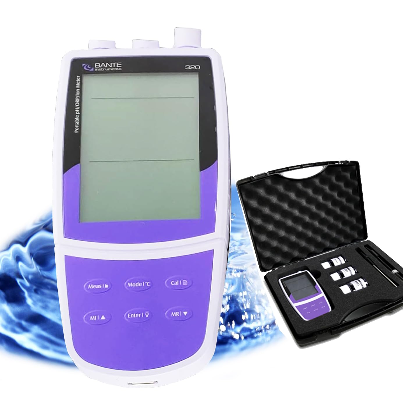 QIUSUO Portable Fluoride Ion Meter Tester F Ion Concentration Meters ...