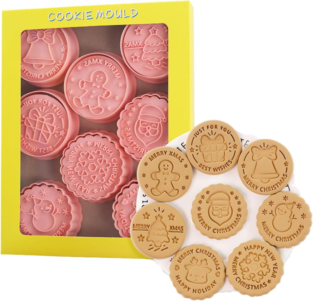 Amazon.com: Gingerbread House Cookie Cutter Set - 3D House Cookie ...