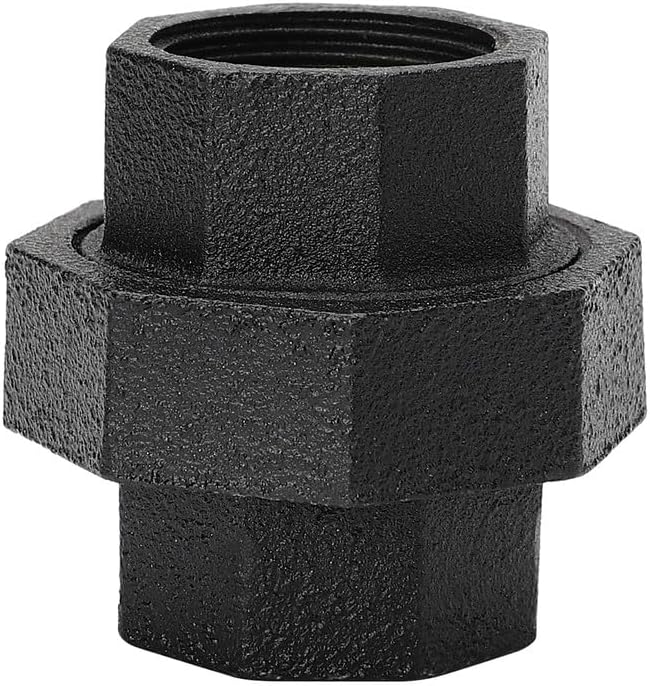 Amazon.com: 3/4" Black Pipe Fittings Union - Home Expert 10 Pack ...