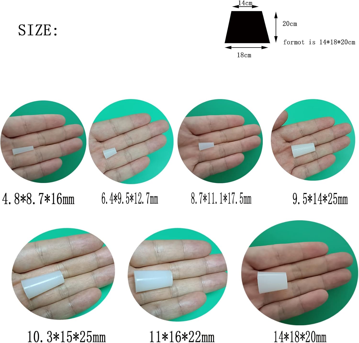 Buy 7PCS Different Sizes Belly Button Plug Belly Button Shaper Silicone ...
