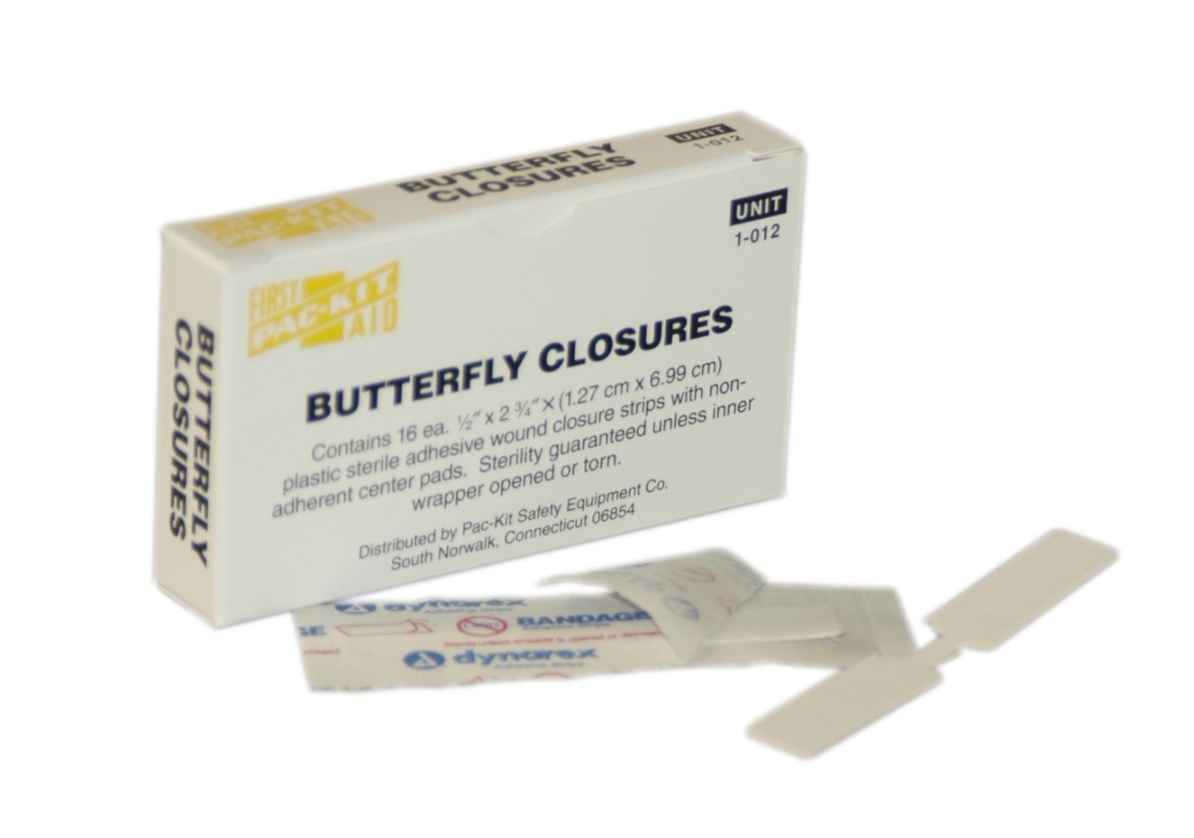 Amazon.com: First Aid Only 1-012 Latexfree Butterfly Wound Closure, 2-3 ...