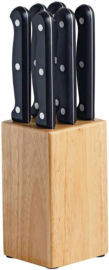 Avanti Steak Knife Block 7 Piece Set, Silver: Block Sets: Amazon.com.au