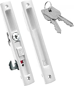 Domus® KlickLock with Key, Sliding Aluminum Door Lock, Secure and ...