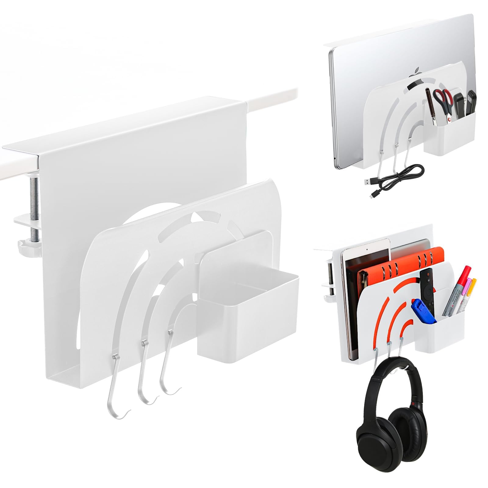 Snapklik.com : JoyPcsTable Desk Side Storage, Under Desk Desktop ...