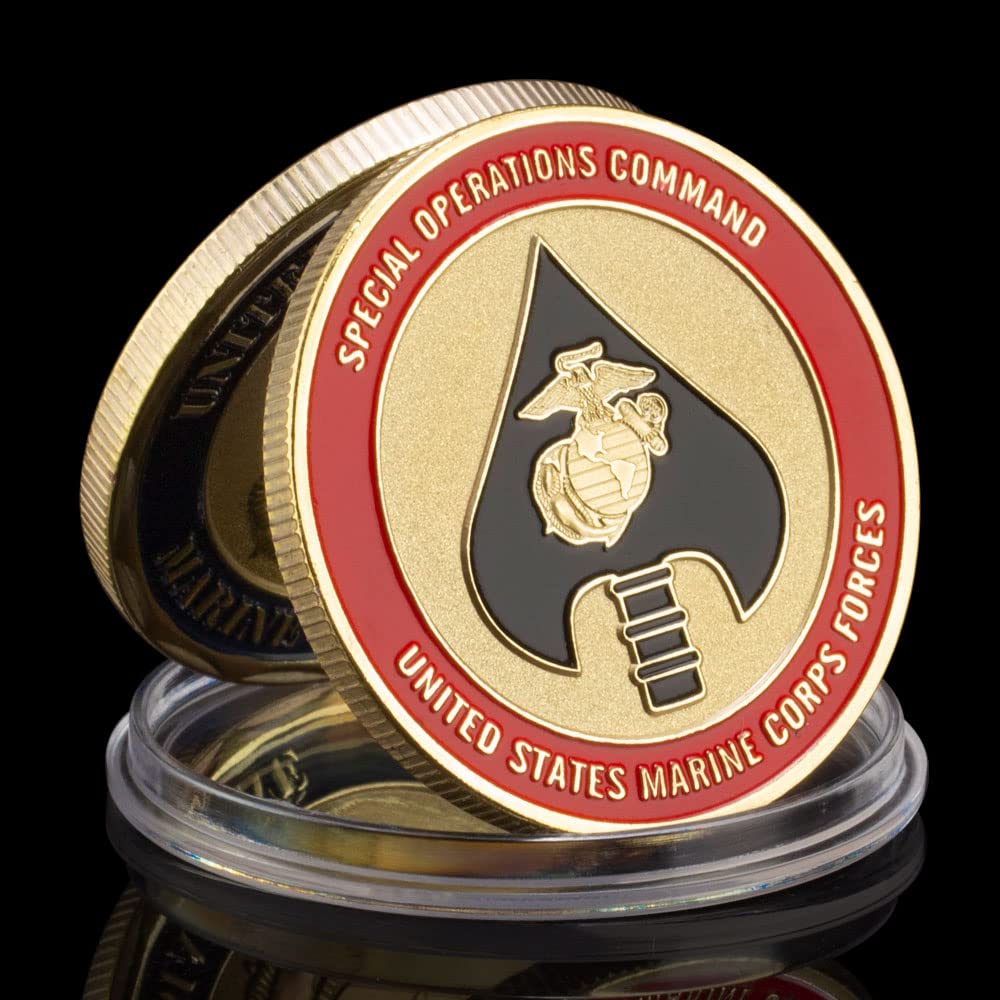 Buy U.S. Marine Corps Special Operations Command Challenge Gold Plated ...