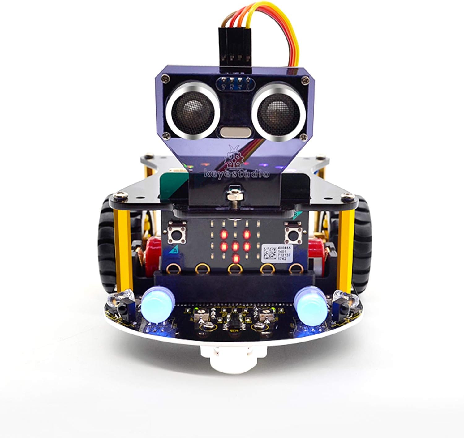 KEYESTUDIO Micro bit Smart Robot Car V2 , Roboter Microbit Kit Coding für Unterstützung ...