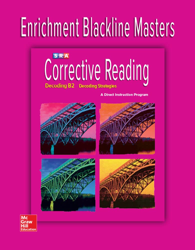 Buy Corrective Reading Decoding Level B2 Enrichment Blackline Master Corrective Reading