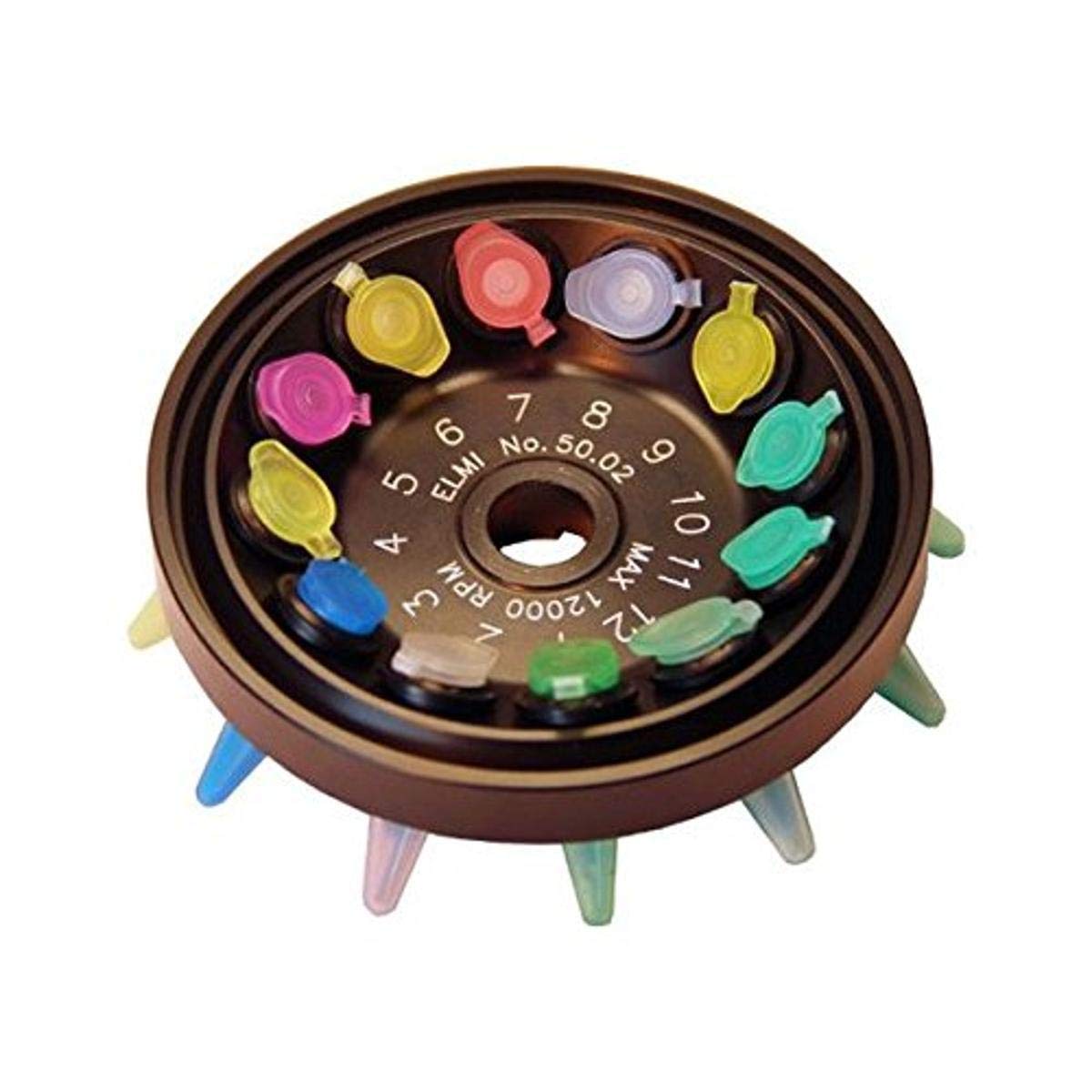 ELMI CM-MC-11 Aluminum Mix Rotor for CM07M and CM09M Centrifuge, Hold 2 ...