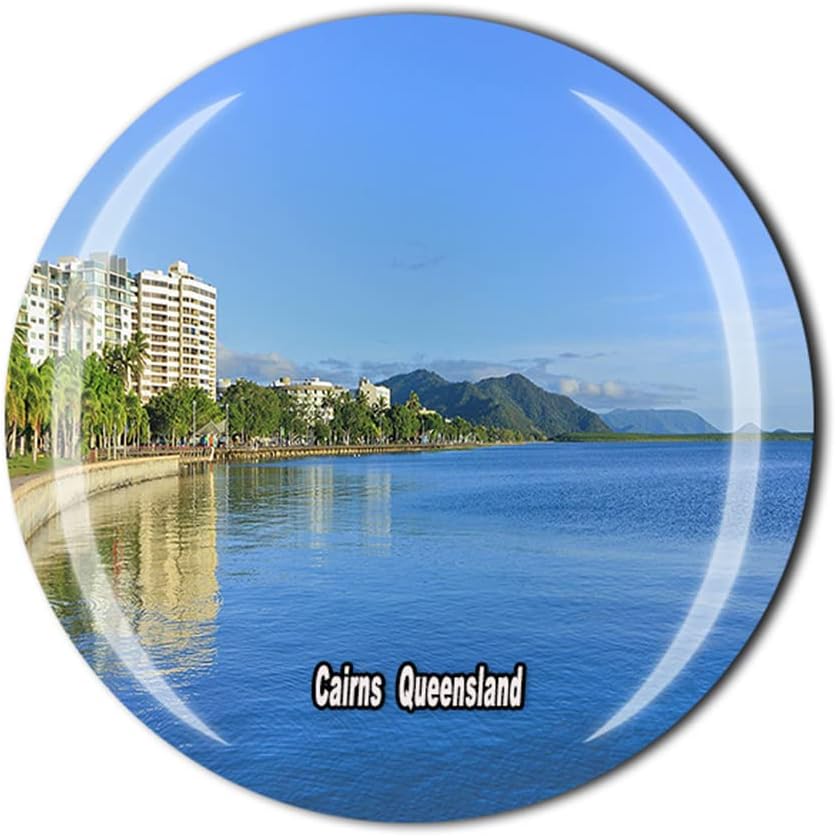 Amazon.com: Cairns Queensland Australia Fridge Magnet Crystal Tourist ...