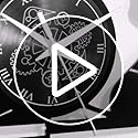 Instant Karma Clocks | Horloge Murale Chats Stylisés Design Minimaliste ...