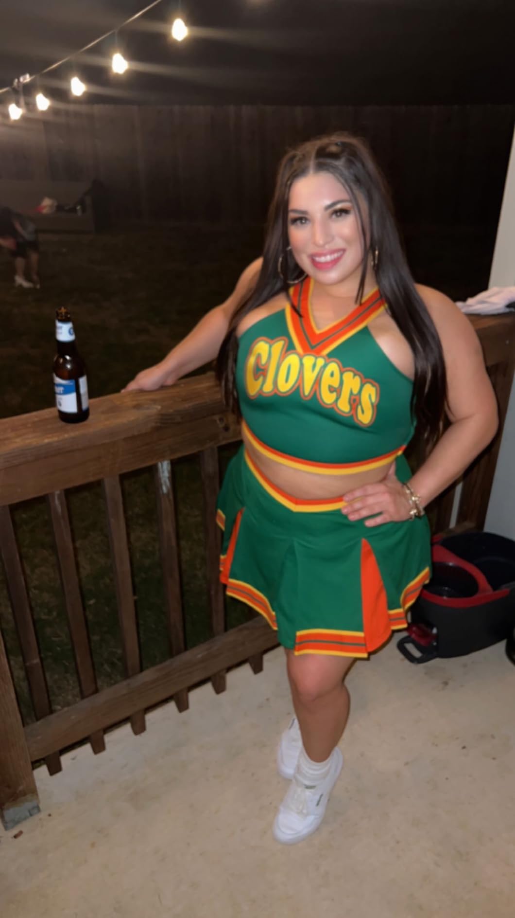 Amazon.com: Bring It on Clover Cheerleader Costumes : Clothing, Shoes ...
