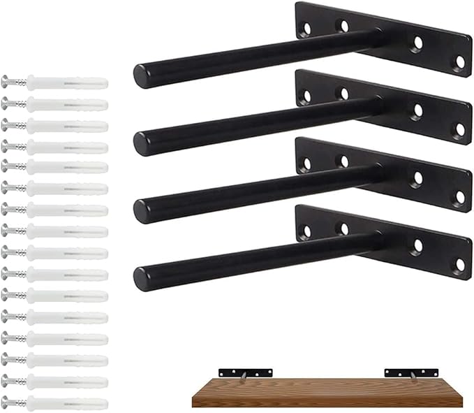 Amazon.com: AWEN The Heavy Duty Floating Shelf Bracket – Heavy Duty ...
