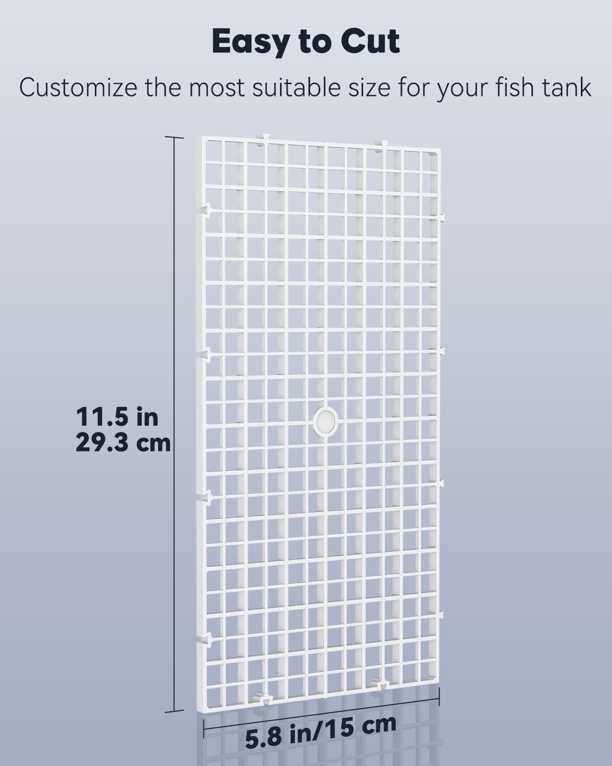 Snapklik.com : 4 Pack Aquarium Fish Tank Divider, Plastic Aquarium Grid ...