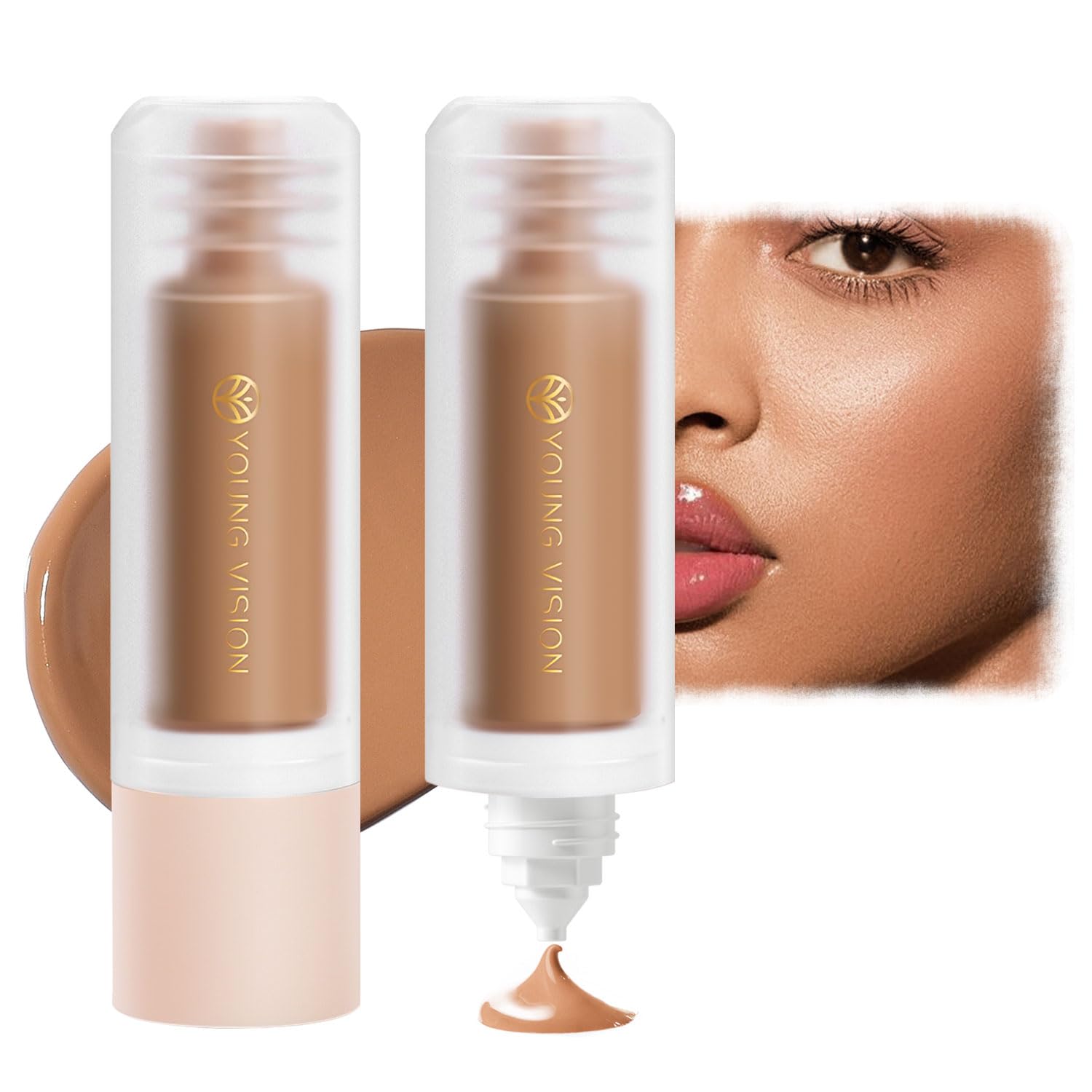 Full Coverage Foundation for Mature Skin – Long Wear Matte Face ...