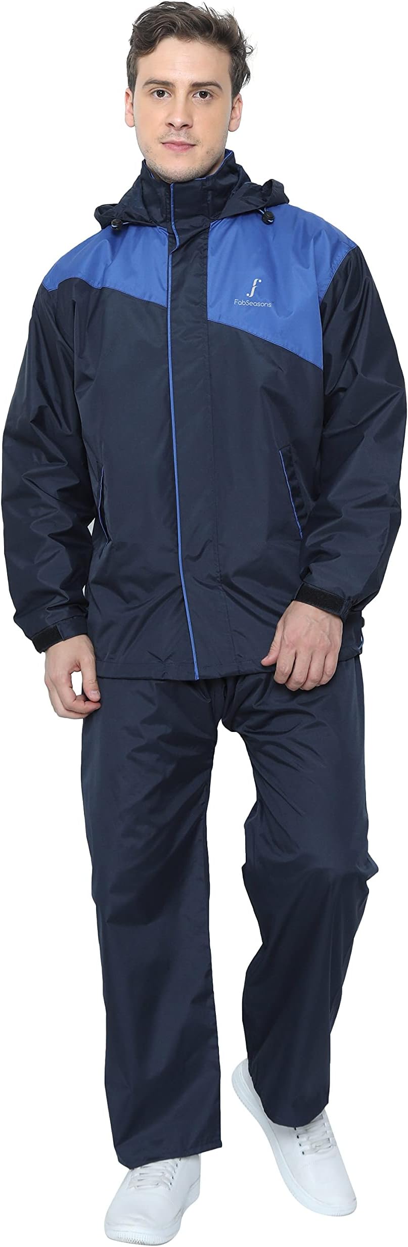 ZEEL Mens Raincoat with Hood | Water Fighter-Rain Coat for Men ...