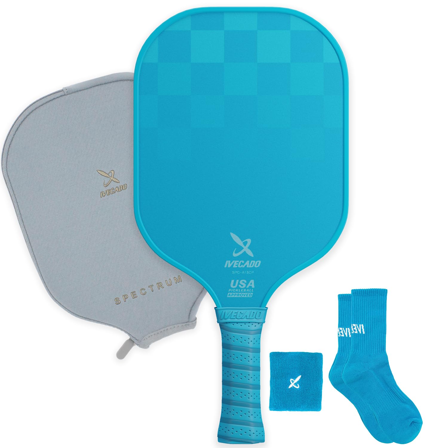 Snapklik.com : IVECADO Pickleball Paddle Carbon Fiber USAPA Approved ...