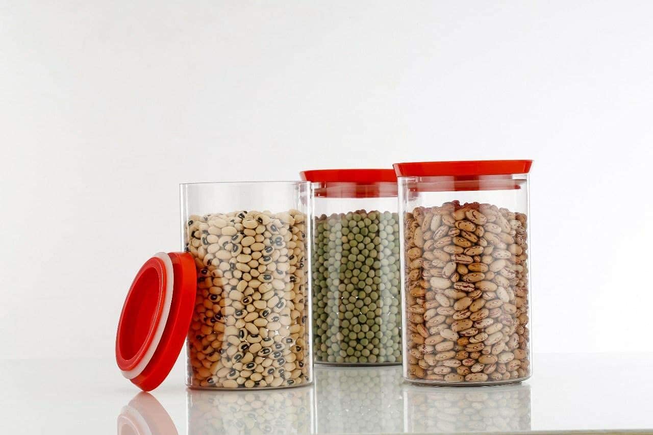 Buy QUALIZA Bottle Kitchen & Pantry Organization, Genius Airtight Round ...