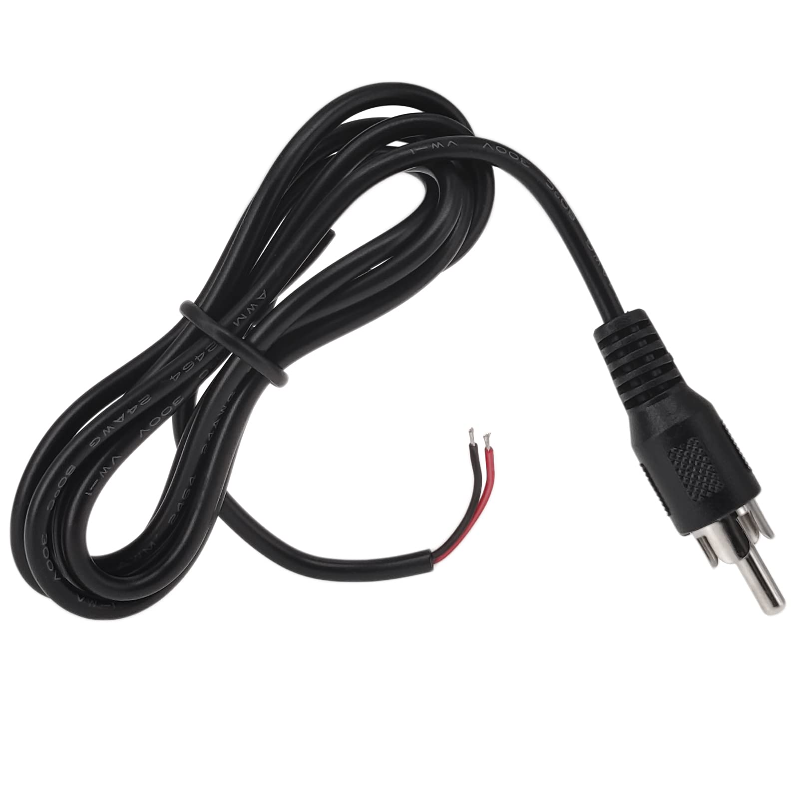 Snapklik.com : RCA To Bare Wire Speaker Cable, 3-Pack 3FT RCA Male Plug ...
