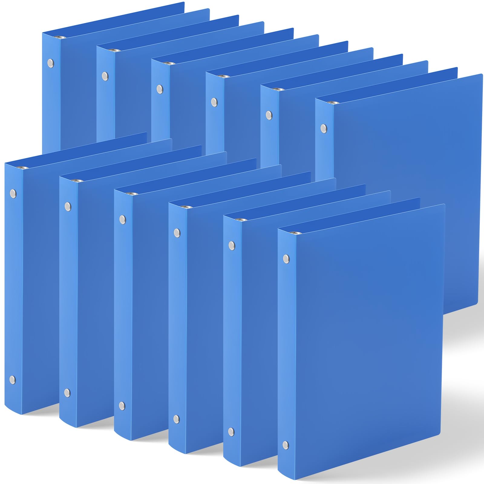 Amazon.com : Henoyso 12 Pcs 1 Inch Mini 3 Ring Binder, Fits 5.5" x 8.5 ...