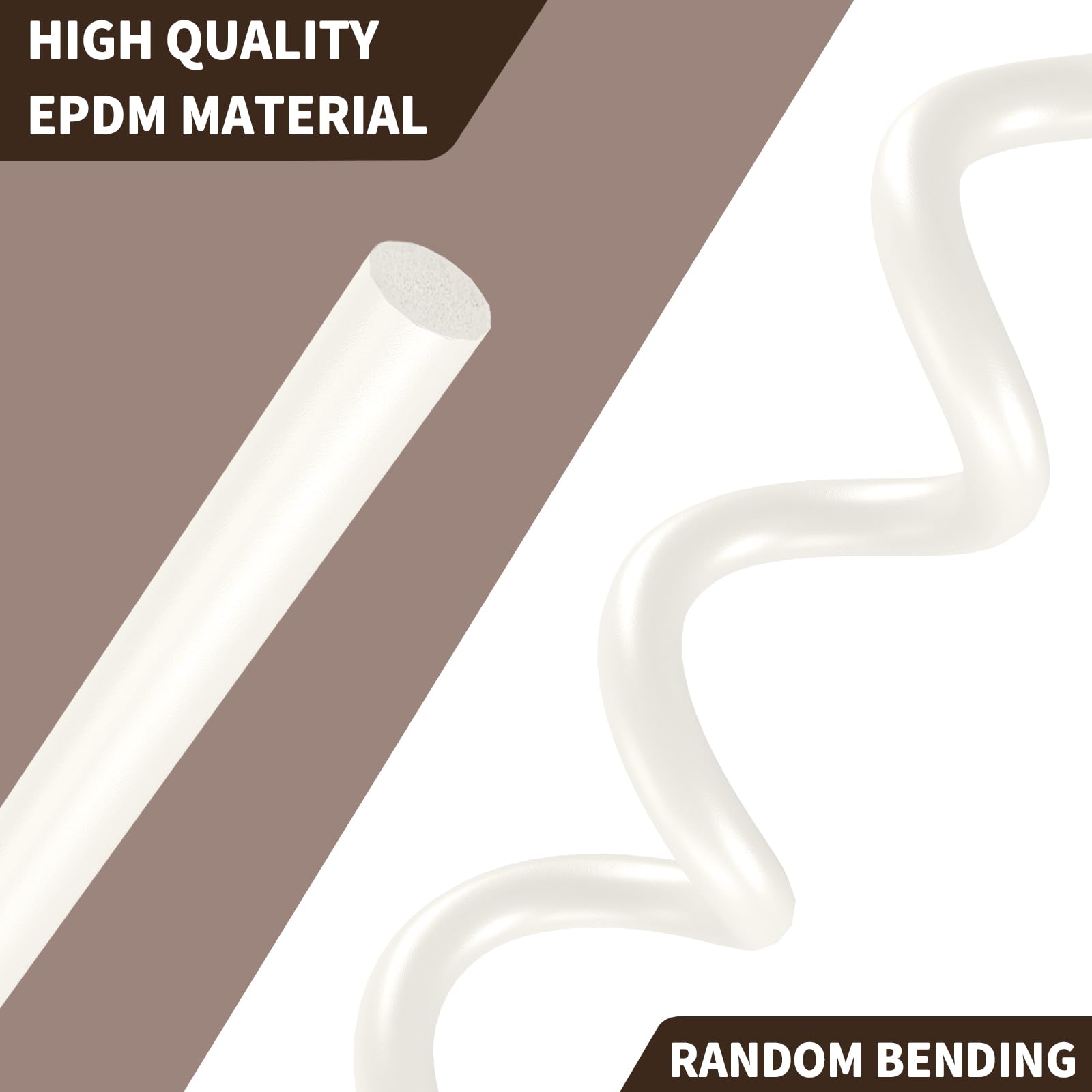 Snapklik.com : DGSL Backer Rod 1/4 Inch, Caulk Saver EPDM Rubber Backer ...