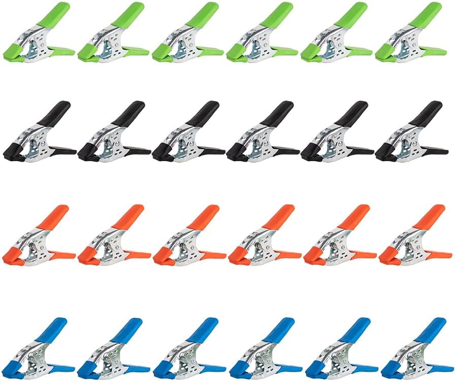 24PC 6" inch Heavy Duty Spring Clamp for Home Improvement, 2.5"-inch ...