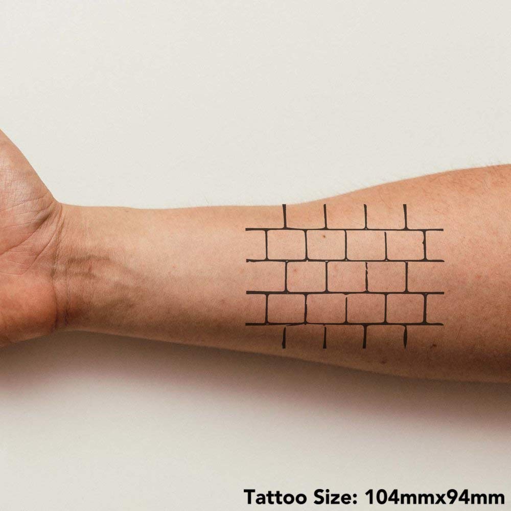 Brick Wall Tattoo Designs
