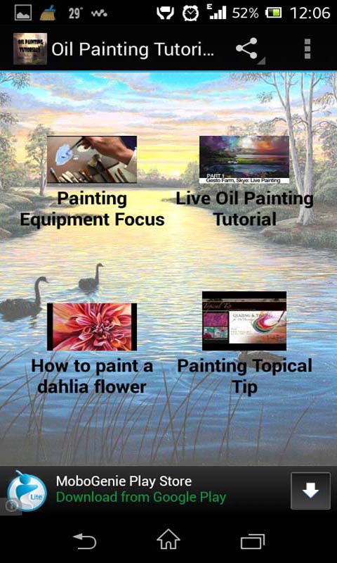 Oil Painting Video Tutorials - App on Amazon Appstore