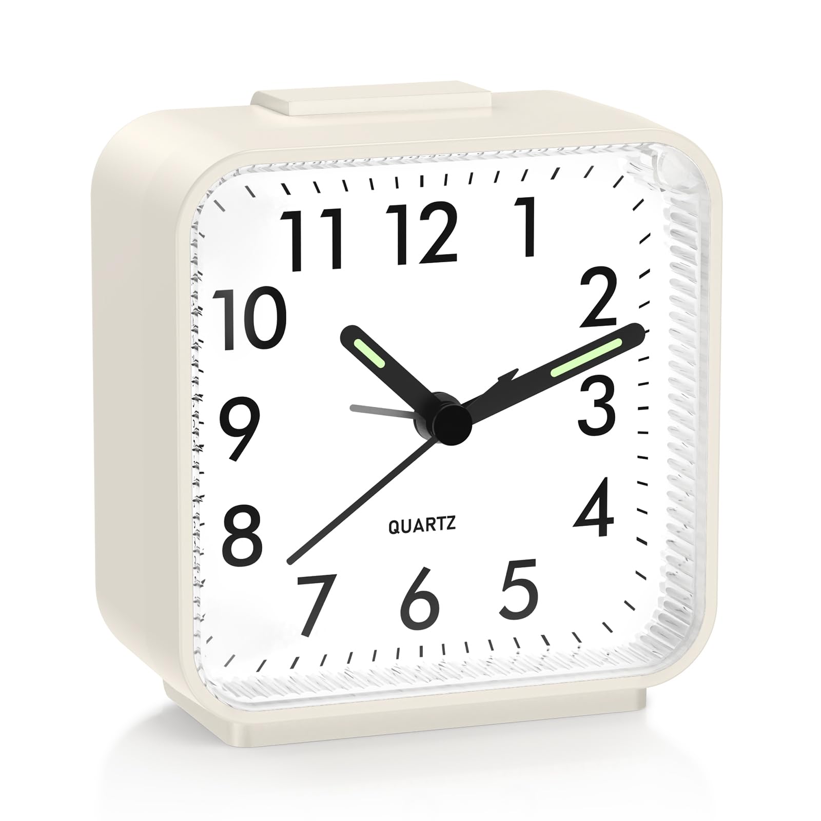 ORIA Analog Alarm Clock, Small Analog Clock, Bedside Clock with Snooze ...
