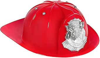 Amazon.com: LFRXION Fireman Helmet Firefighter Hats Fireman Cosplay ...